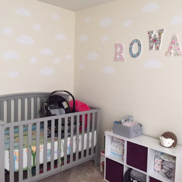 White Cloud Decals Wall Decor, Vinyl Wall Decor Stickers, Clouds in ...