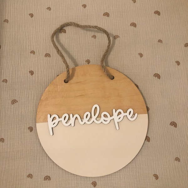 Modern Script Color Dip Name Sign - Etsy