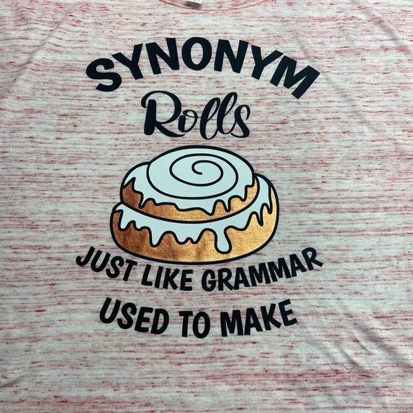 Synonym Rolls Just Like Grammar Used to Make Svg, Cinnamon Roll SVG ...