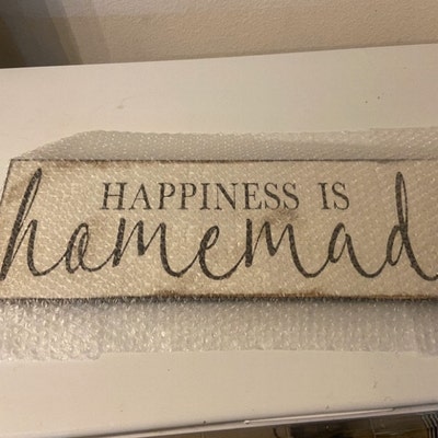 Happiness is Homemade Sign / Kitchen Sign / Cooking Sign / Farmhouse ...