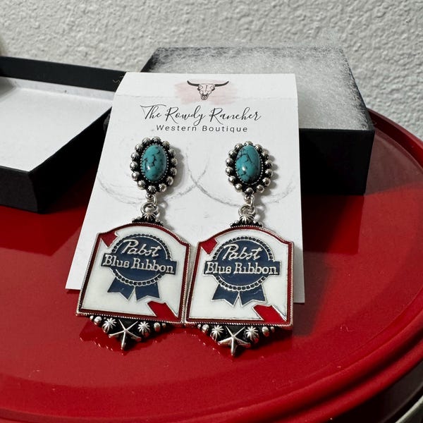 Turquoise Beer Logo Ring - Etsy