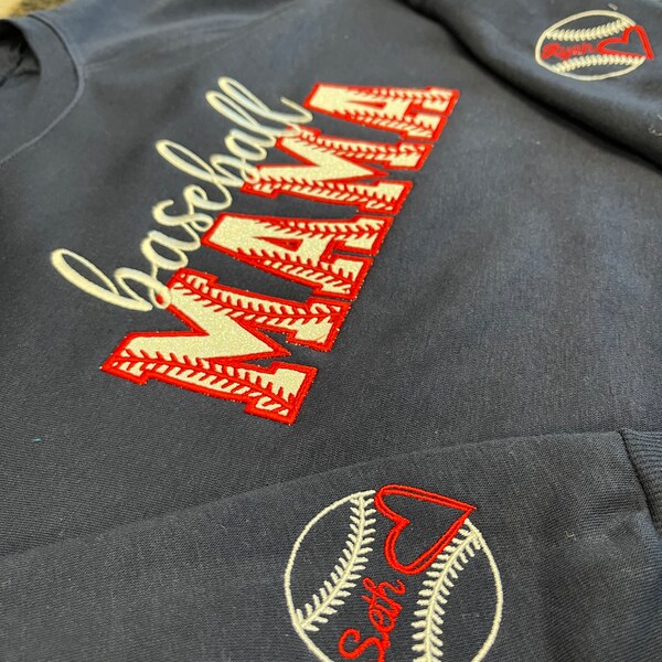 Baseball Outline Embroidery Design | Baseball Dst File | Baseball Pes ...