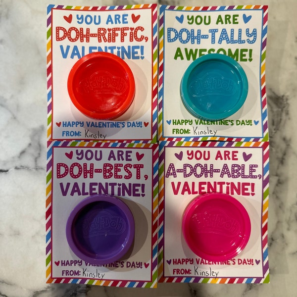 Playdoh Valentine Cards | Classroom Valentines | A-doh-able Kids ...