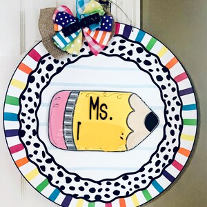 Welcome Mirrorball, Disco Ball, Wood Cut Out, Doorhanger, Handpainted ...