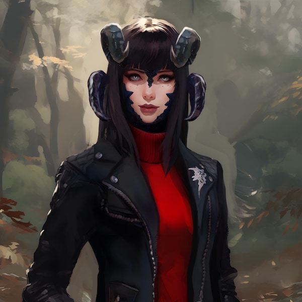 Custom Fantasy Character Commission, Personalized Character Portraits ...