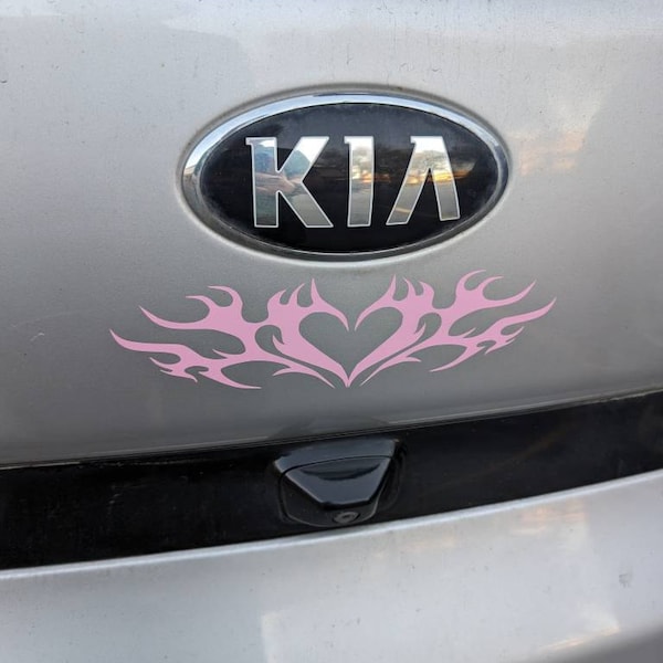 Car Tramp Stamp Vinyl Decal | Rearview Mirror Window Bumper Sticker ...
