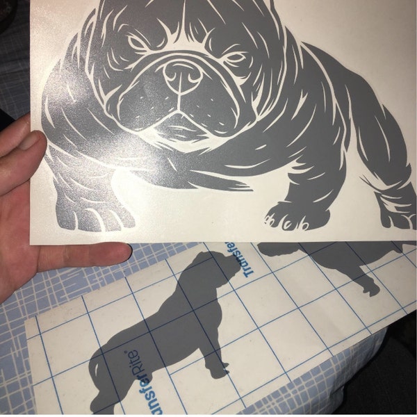 American Bully Decal / Exotic Bully Decal / Sticker/ Bull Window Decal ...