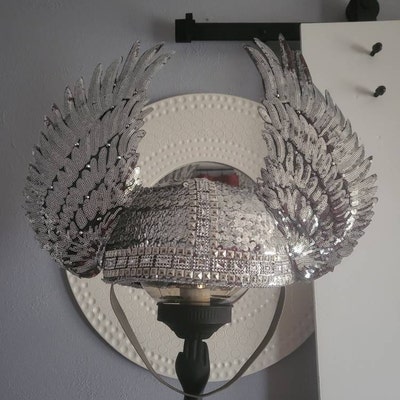 Winged Helmet Headpiece, Valkyrie Headdress, Mercury Helmet, Halloween ...