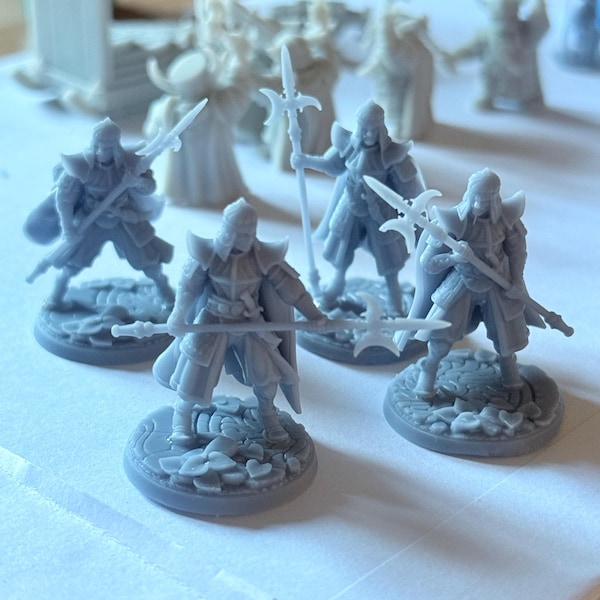 Cerulean Kingdom Sultans Guard Polearms Individual/set of 5 Miniatures ...