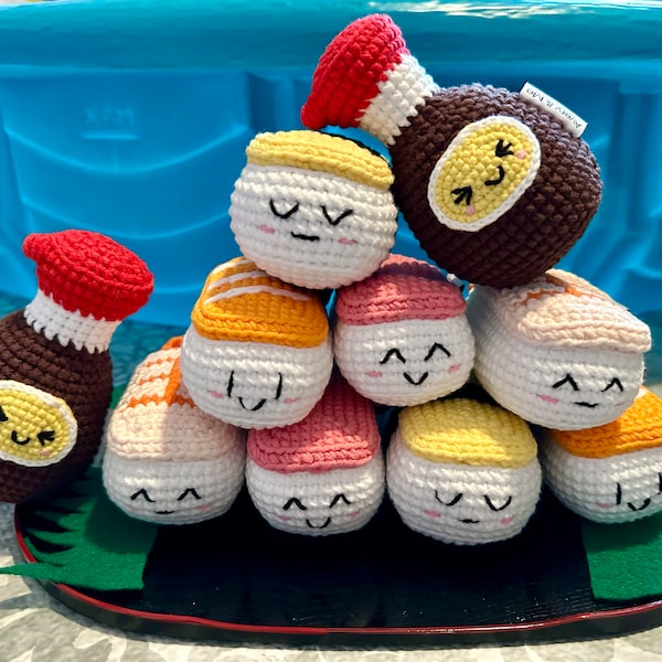 Boba Crochet Baby Rattle, Part of the Boba Squad Rattle Toy Set, Baby ...