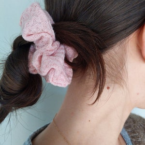 Cream Color Satin Scrunchie Ivory Lux Hair Accessories Bff | Etsy