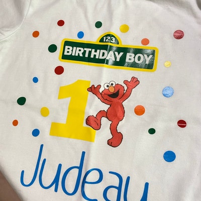 Elmo Sesame Street Shirt, Elmo Matching Shirts, Elmo Birthday Outfit ...