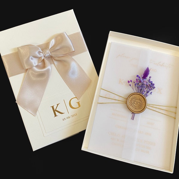 Clear Acrylic Invitation, Wedding Invitation, Acrylic Wedding ...