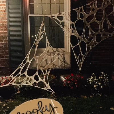 Halloween Decor Spider Web, Outdoor, Indoor, Reusable, Party, Door ...