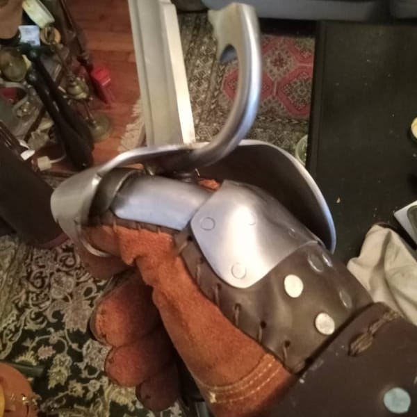 Visby Brigandine Gauntlets for SCA Events, Viking Mittens for ...