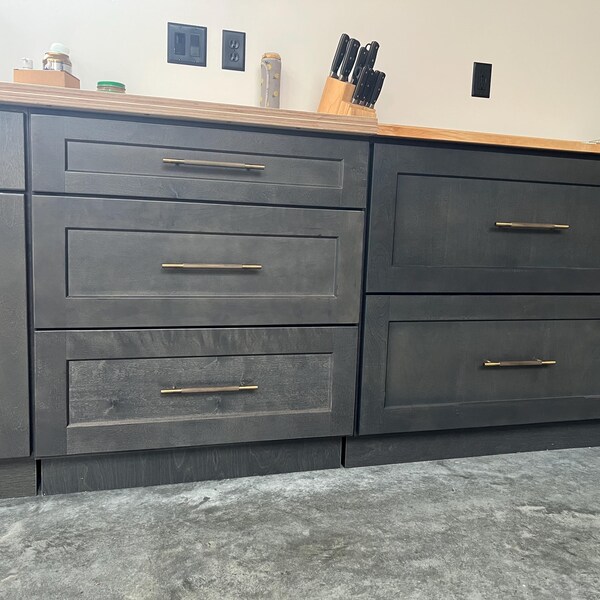 Brass Fish Drawer Pulls Knobs, Cupboard Door Handles, Solid Brass ...