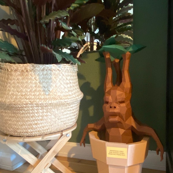 Mandrake Paper Craft, Digital Template, Origami, PDF Download DIY, Low ...