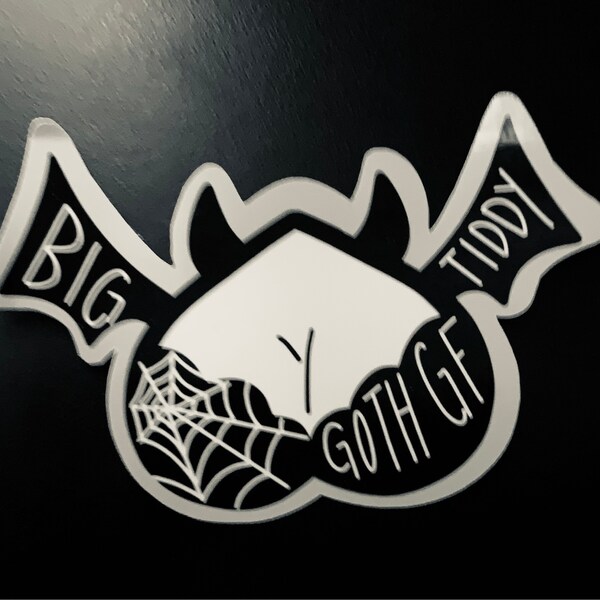 Big Tiddy Goth Gf Sticker Meme - Etsy