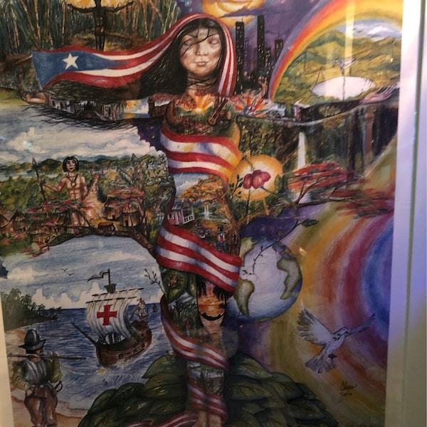 My Puerto Rican Roots (8x10in), the "flamboyán" Tree That Lives in ...
