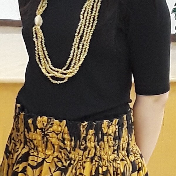 Hanging Nasa Dovetail Shell Lei Hula Costume Accessories Necklace - Etsy