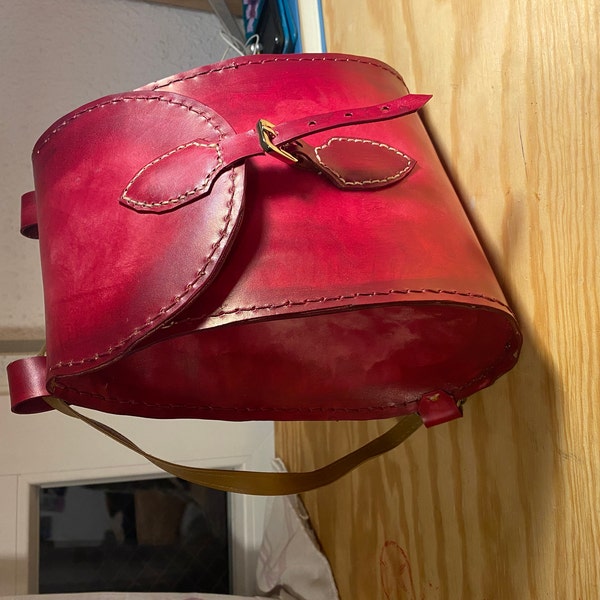 LUNA Leather Bag Pattern | Backpack, Shoulder Bag PDF Leather Pattern - Etsy