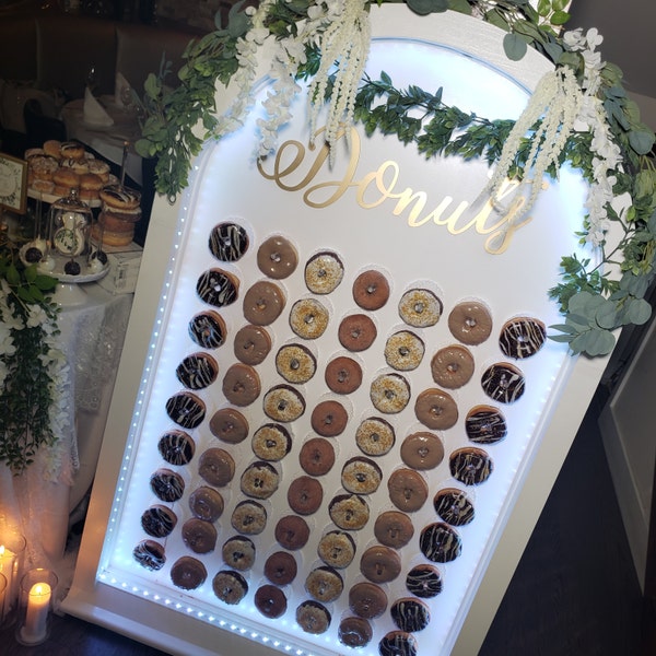 Donut Wall Sign for Wedding or Party Decor Dessert Table, Donut Sign ...