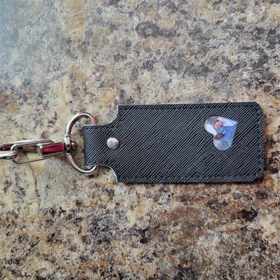 Leather Heart Keychain. Key Ring. Faux Leather Choices. Key - Etsy