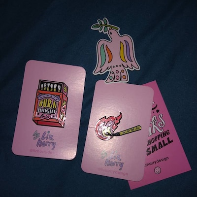 Keep Your Cool Enamel Pin Ice Cream Van Pin Mental Health Pin Heatwave ...