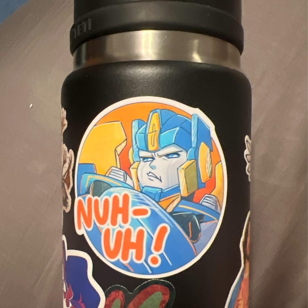NUH-UH! Sentinel Prime TF One Sticker - Etsy