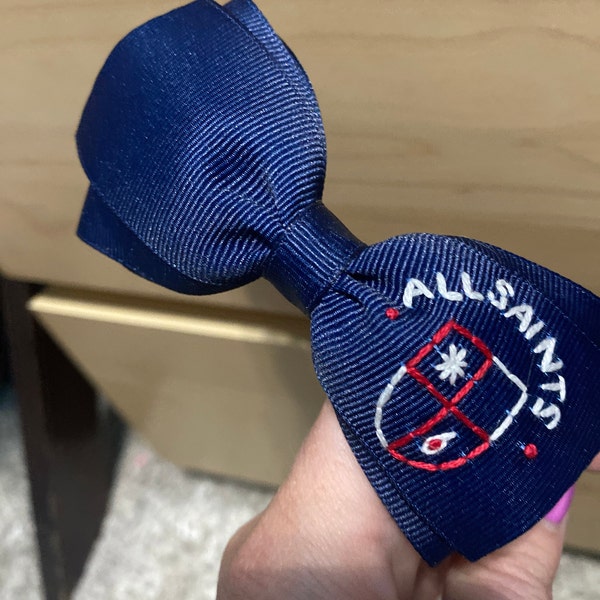 Long Tail Moon Stitch Bow - Etsy