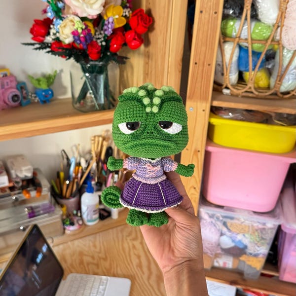 Pascal PDF Pattern Crochet Pattern for Pascal the Chameleon Сrochet ...