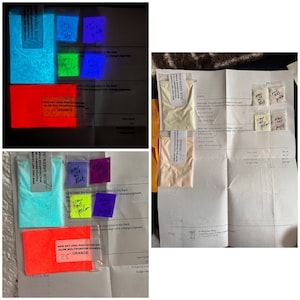 Aqua Glow in the Dark Neon Pigment Powder | Etsy