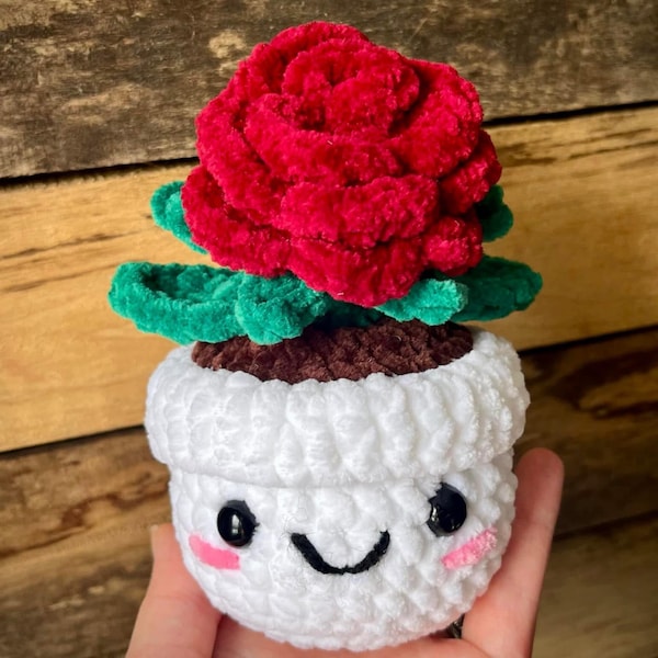 Mini Potted Flower Friends PDF Crochet Pattern (crochet Flowers ...