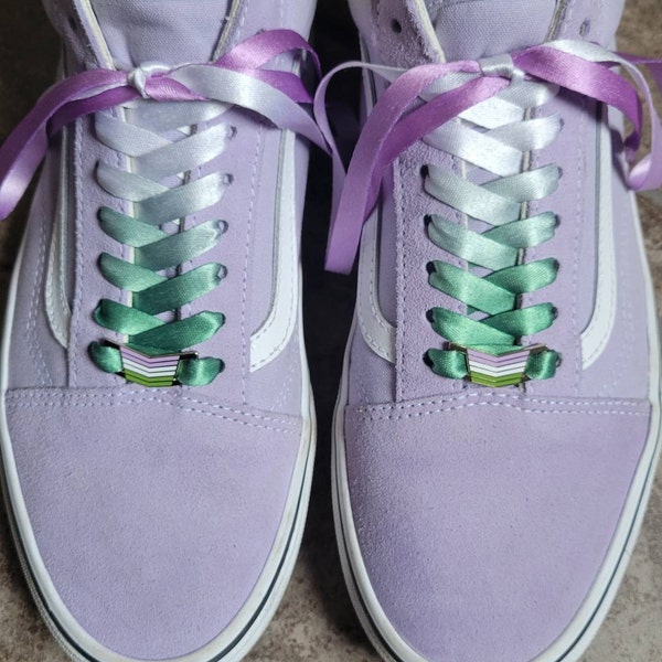 Genderfluid Pride Shoelaces — Subtle LGBT Pride Accessory Pride Flag ...