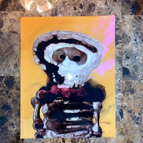 Original Painting by Jose Tonito.nomads #102. Maternal.fantastic ...