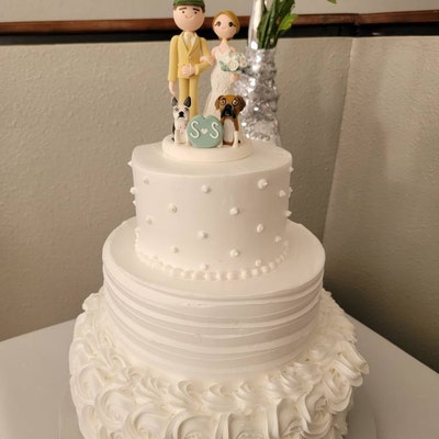 Marathon Runners Theme Bride and Groom Running Handmade Custom Wedding ...