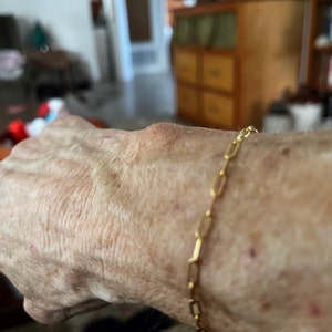 18K Gold Chain Necklace, Vine Chain, Twist Chain, Gift for Her, Figaro ...