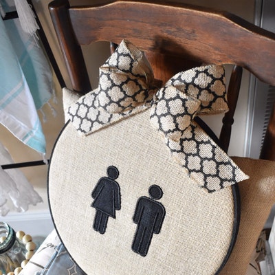 Male and Female Applique Design Set. Male Embroidery. Famale - Etsy