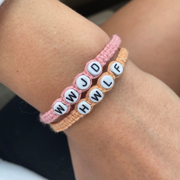 60+ Colors WWJD HWLF Christian Friendship Bracelets - Wwjd Hwlf ...