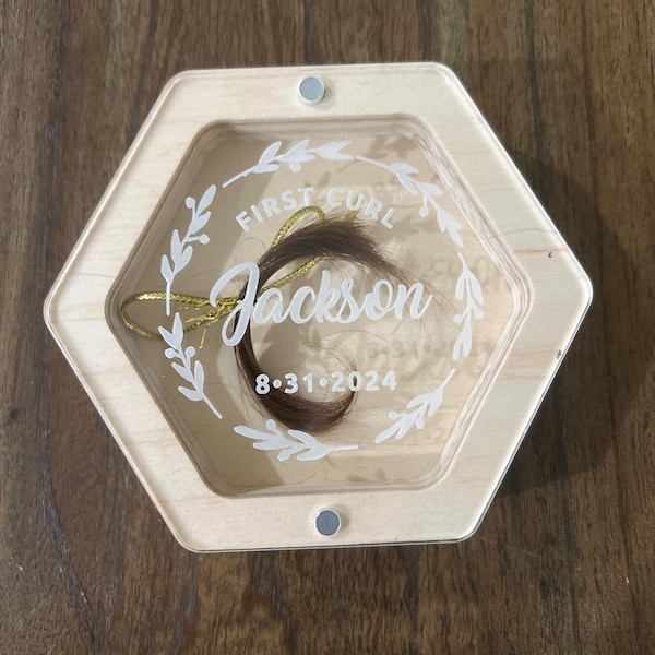 Bereavement Gift for Loss of Mother Lock of Hair Keepsake, Small ...