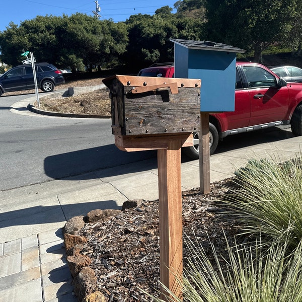 Cherry Farmhouse Mailbox, Rustic, Country Cabin Home - Etsy