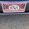 Silver Glitter Drip License Plate License Plate Frame Custom - Etsy