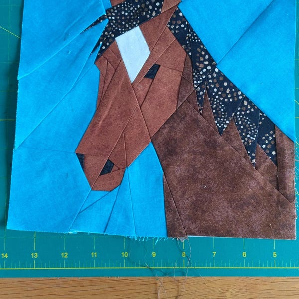 Goat Quilt Block, Paper Pieced Quilt Pattern, PDF Pattern, Instant ...