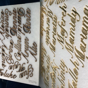 Personalized Laser Cut Names Wedding Place Setting Place Cards for ...