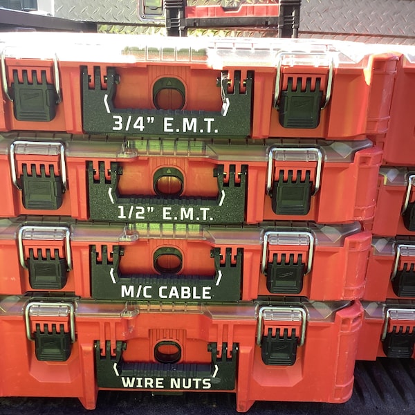 Milwaukee Packout Toolbox Lid Bit Storage, Packout Mods, Packout Bit ...