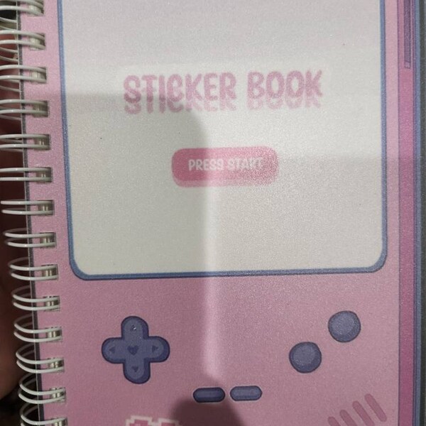 Aesthetic Reusable Sticker Book - A6 4.25 X 6” Size - Gamer Girl Kawaii ...
