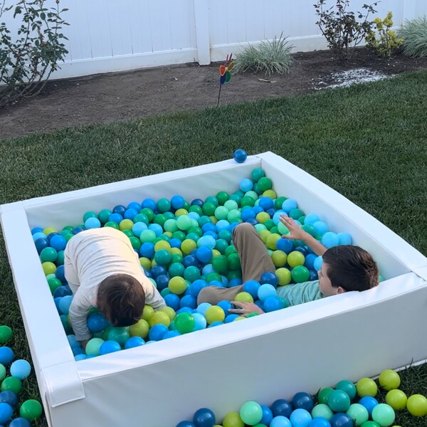 White Ball Pit, Soft Play Equipment, Baby Ball Pool, Activity Toy ...