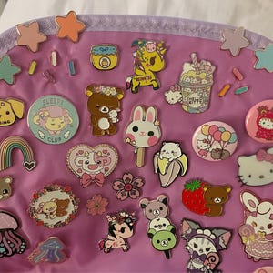 Cute Mini Crayon Enamel Pin Set. 3 Crayon Enamel Pin Set. Artist Crayon ...