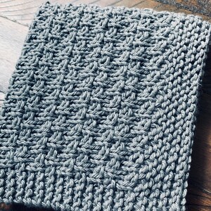 KNITTING PATTERN Ocean Spa Cloth Cloth Dishcloth Pattern Spa Cloth ...