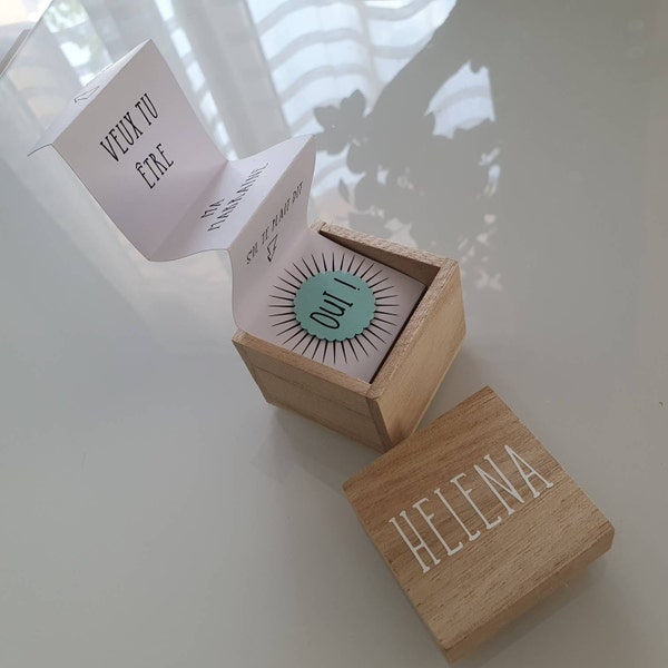 Porte alliance en bois personnalisé pour votre mariage - Etsy France